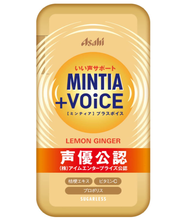 Asahi Mintia + Voice Lemon ginger flavor sugarless 30 tablets – Japan ...