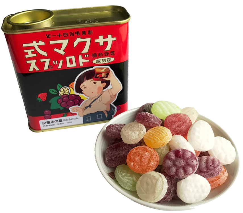 Sakuma Drops caramelo de frutas diseño retro 115g – Japan Shop Okawa