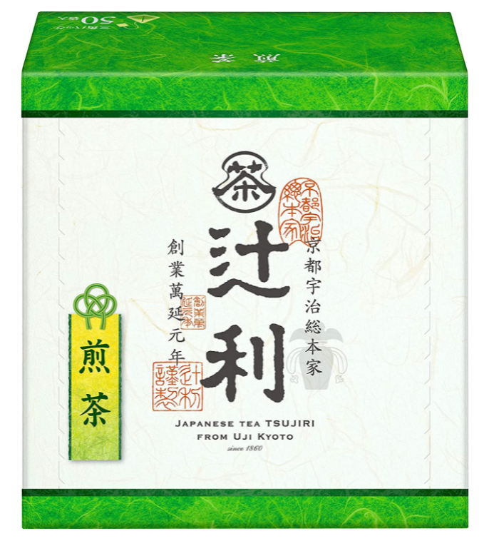 Tsujiri Sencha Green Tea bag 50 packs in a box – Japan Shop Okawa
